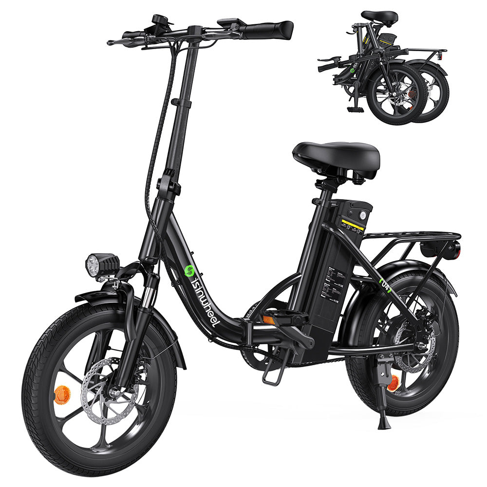 isinwheel U4 Electric Bike 16" Tires 500W Motor 36V 10.4Ah Battery - OOLACTIVE