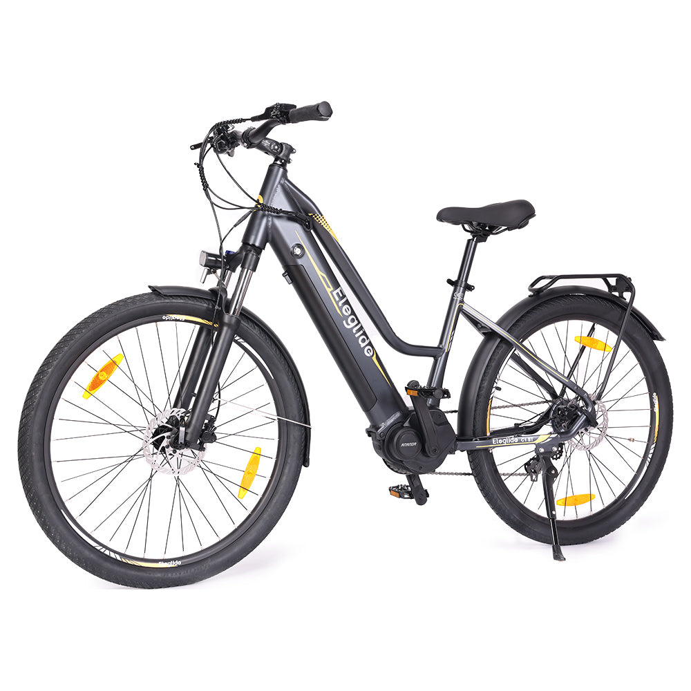 Eleglide C1 Step-Thru Electric Trekking Bike 27.5" 250W Mid-Drive ...