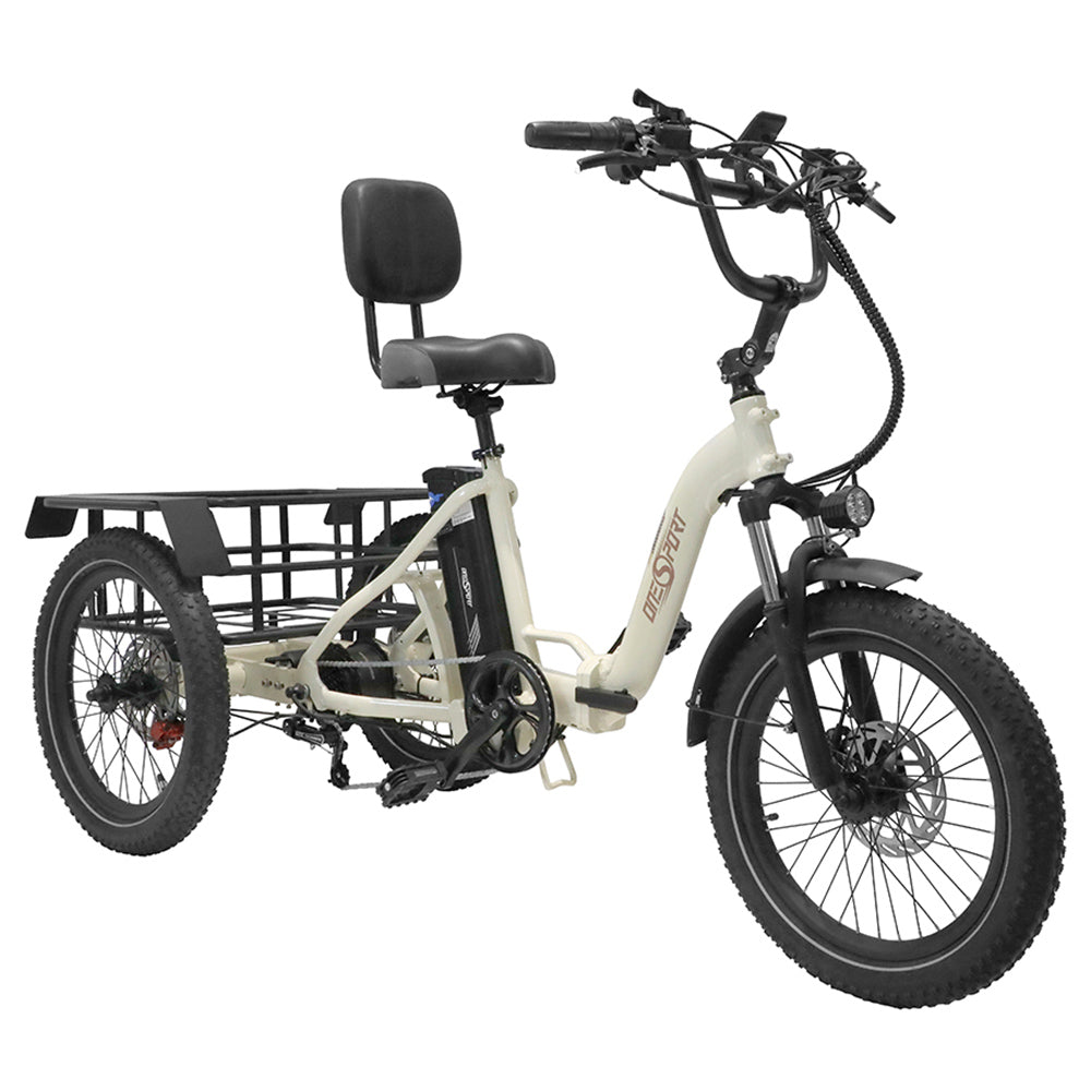 ONESPORT OT30 Electric Tricycle 20" Tires 500W 48V 13Ah - OOLACTIVE