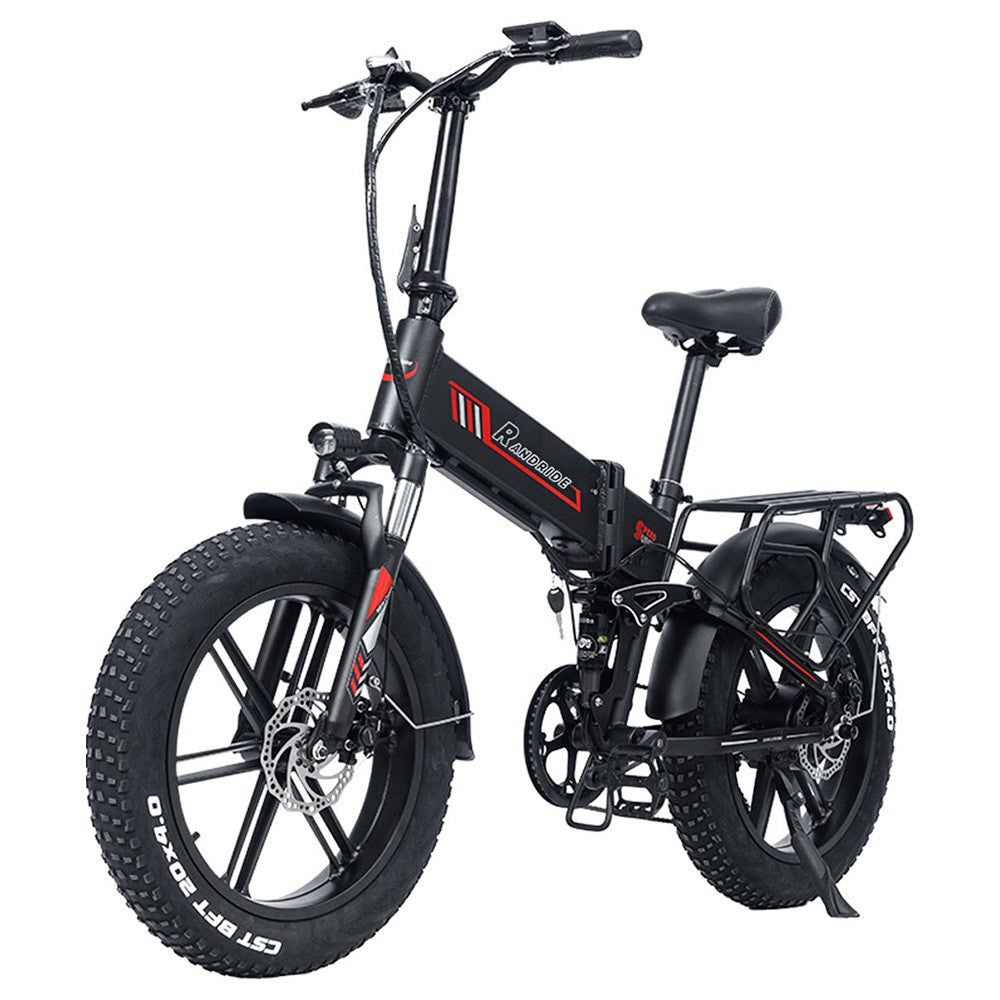 RANDRIDE YX20 Electric Bike 20" Off-Road Fat Tires 1000W Motor - OOLACTIVE