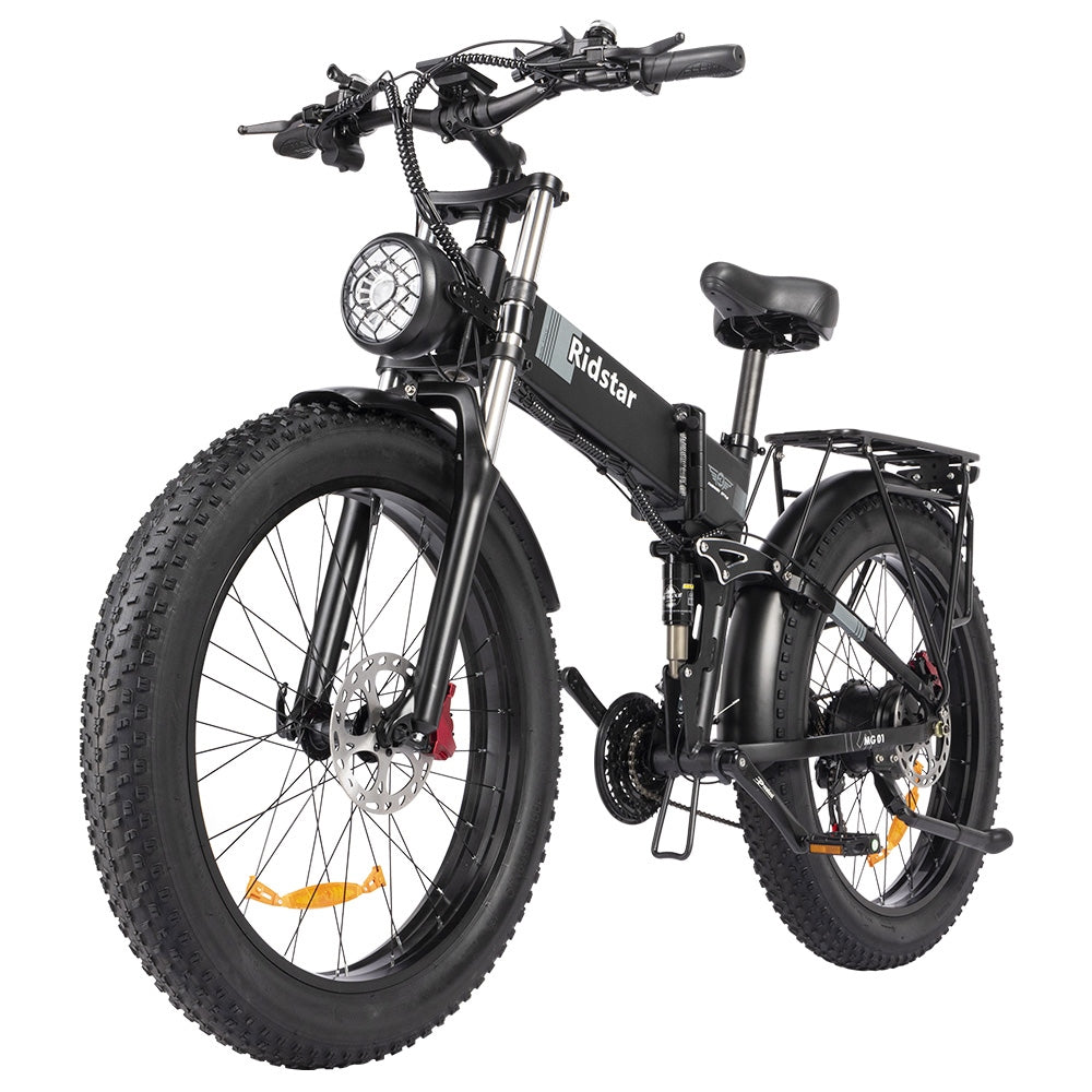 Ridstar H26 Pro Electric Bike 26" Tires 1000W Motor 48V 20Ah Battery ...